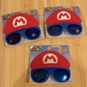 Accessories | Set Of 3 Identical Matching Mario Brothers Glasses | Poshmark